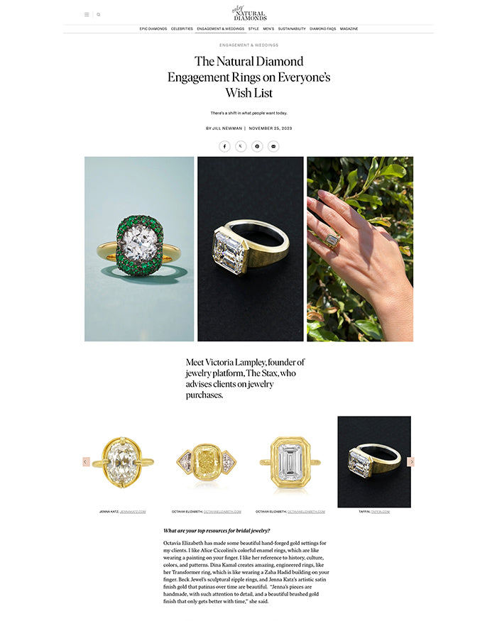 ONLY NATURAL DIAMONDS – Octavia Elizabeth