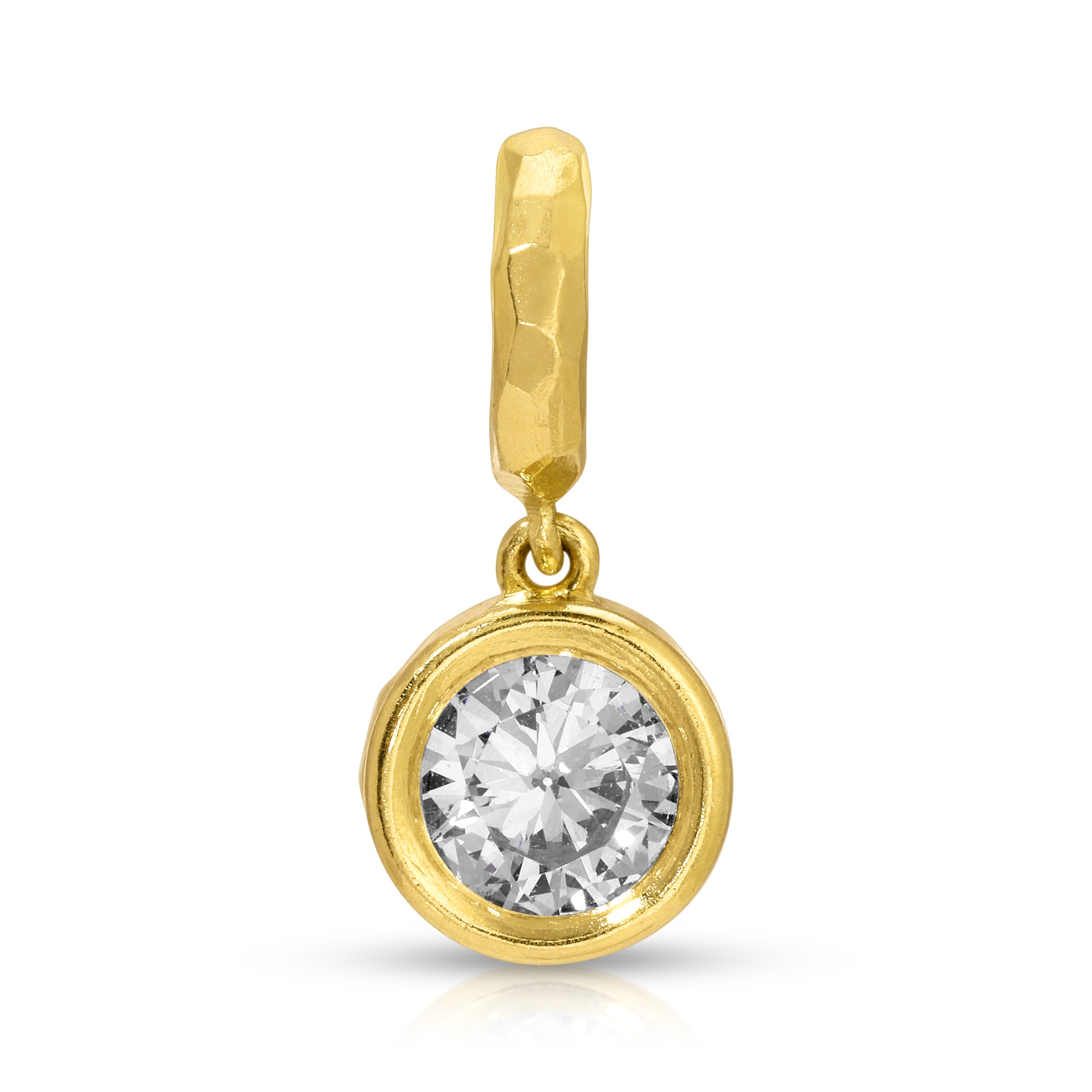 Hidden Gem Pendant - Round Diamond – Octavia Elizabeth