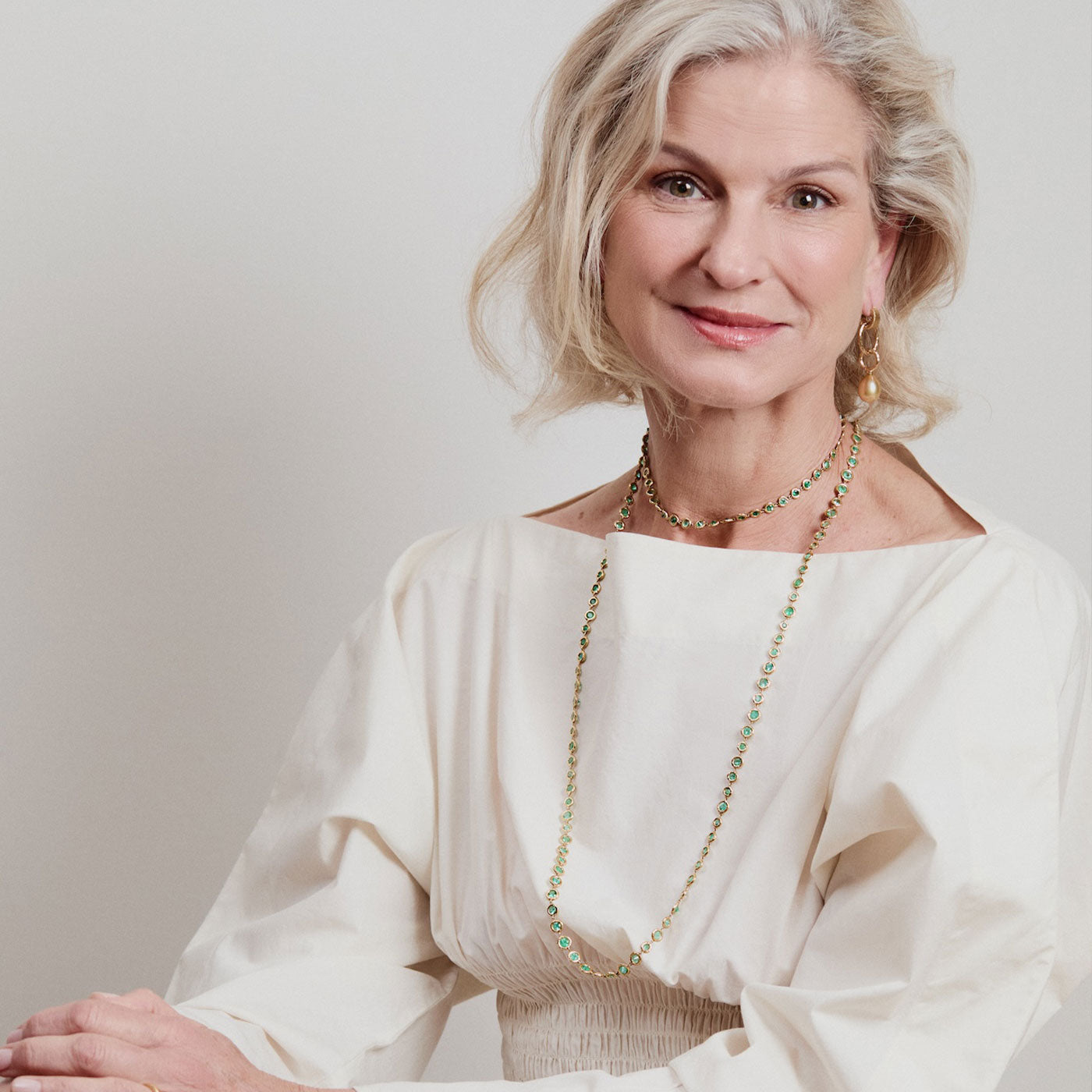 Oceanside Emerald Necklace – Octavia Elizabeth