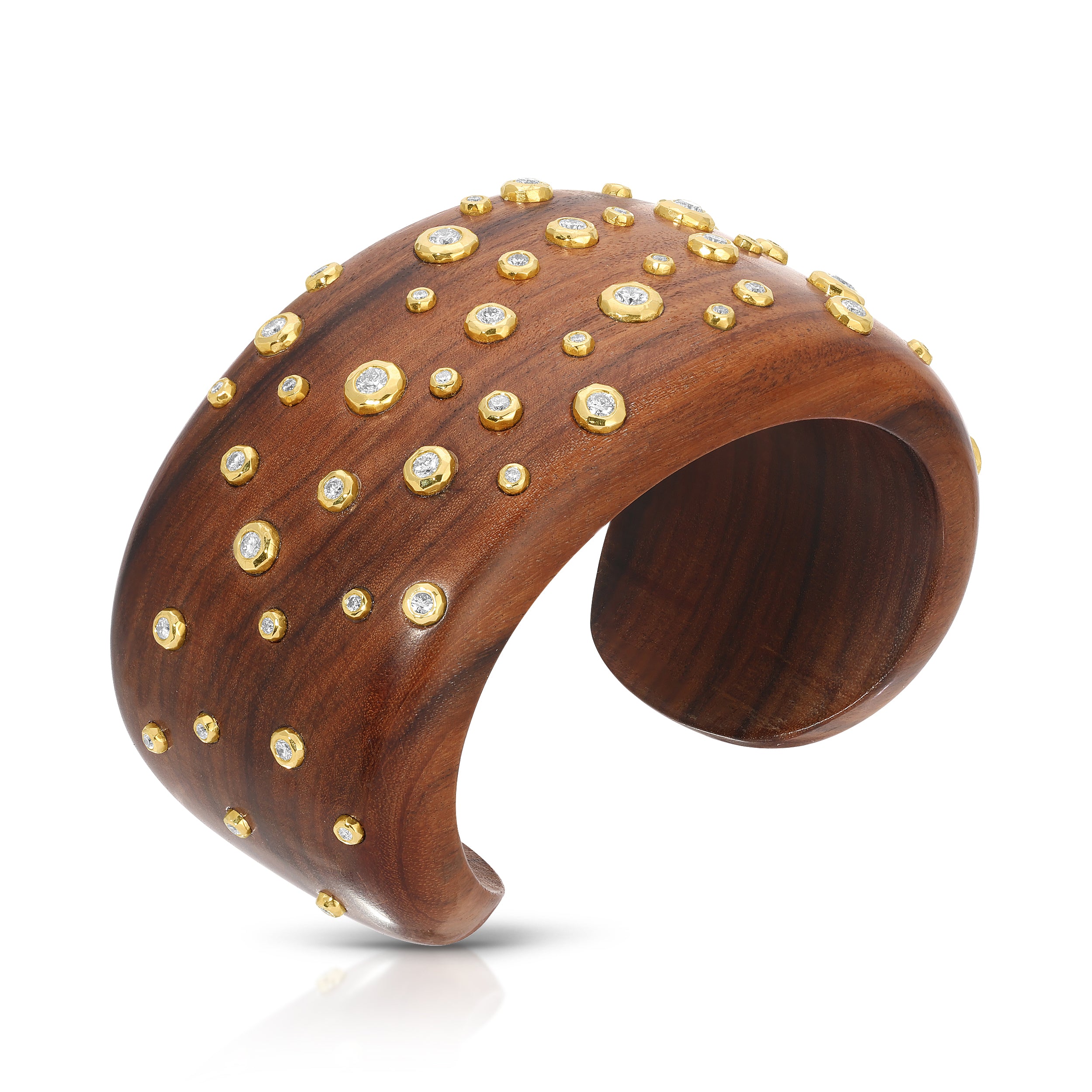 Tribute Cuff - Wood Nesting Gems - Size L – Octavia Elizabeth