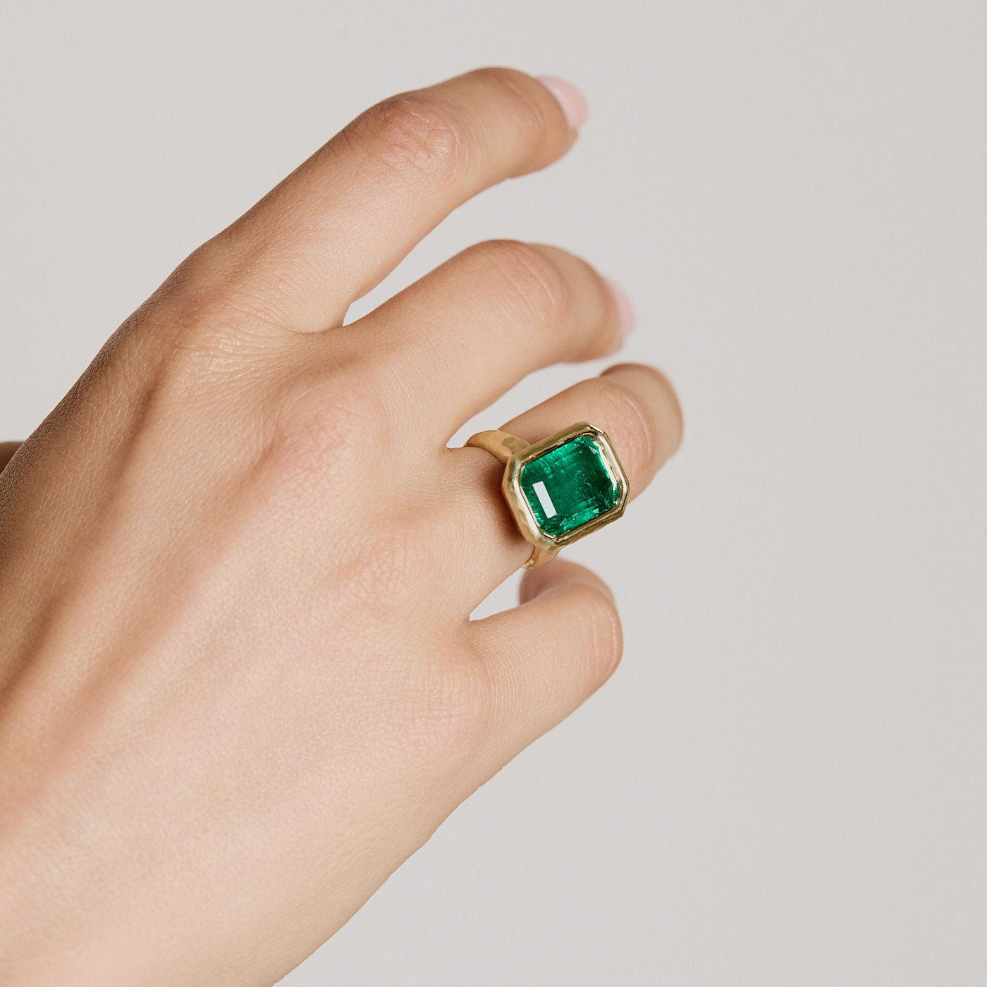 Mirage Ring - Emerald – Octavia Elizabeth