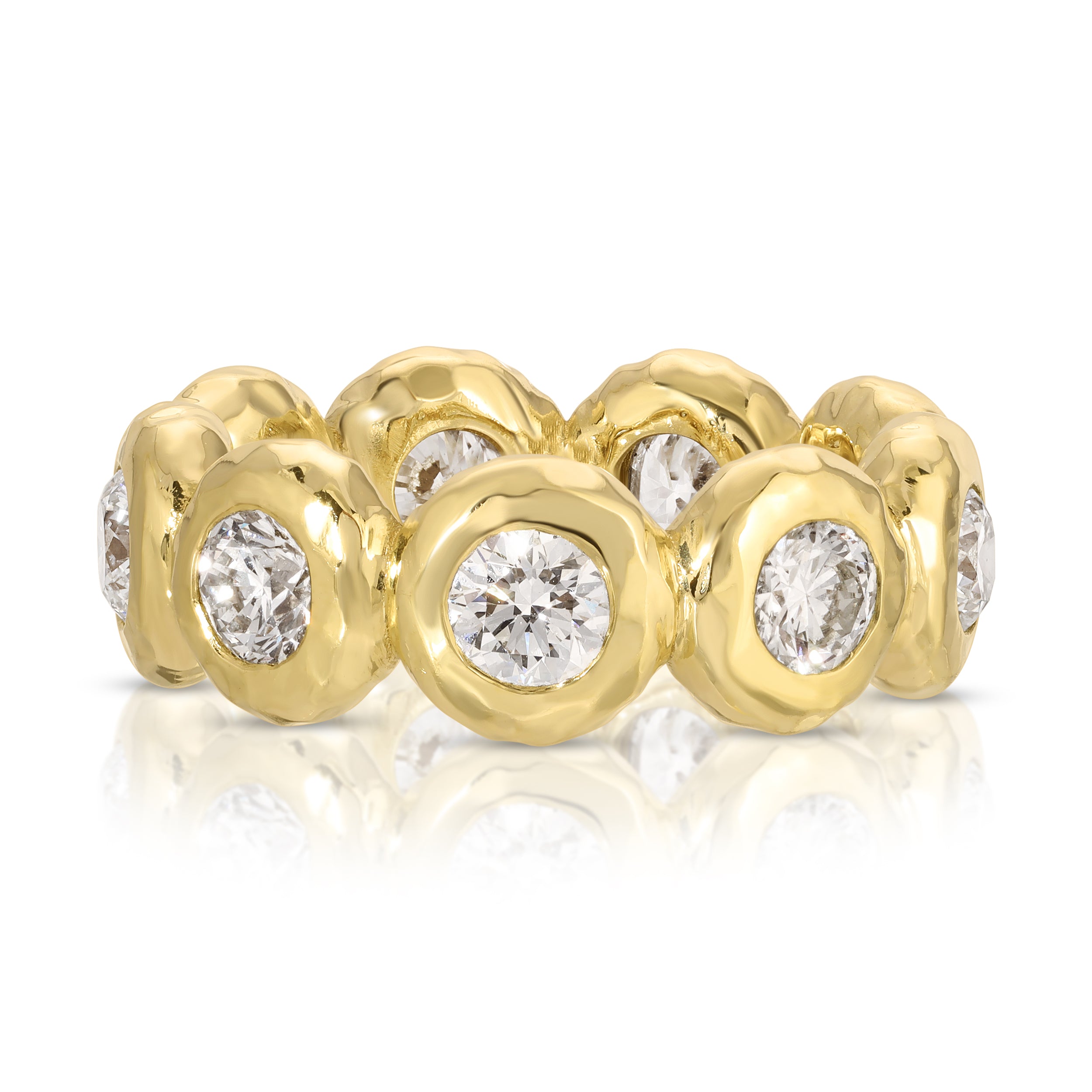 Extra Large Diamond Nesting Gem Eternity Ring – Octavia Elizabeth