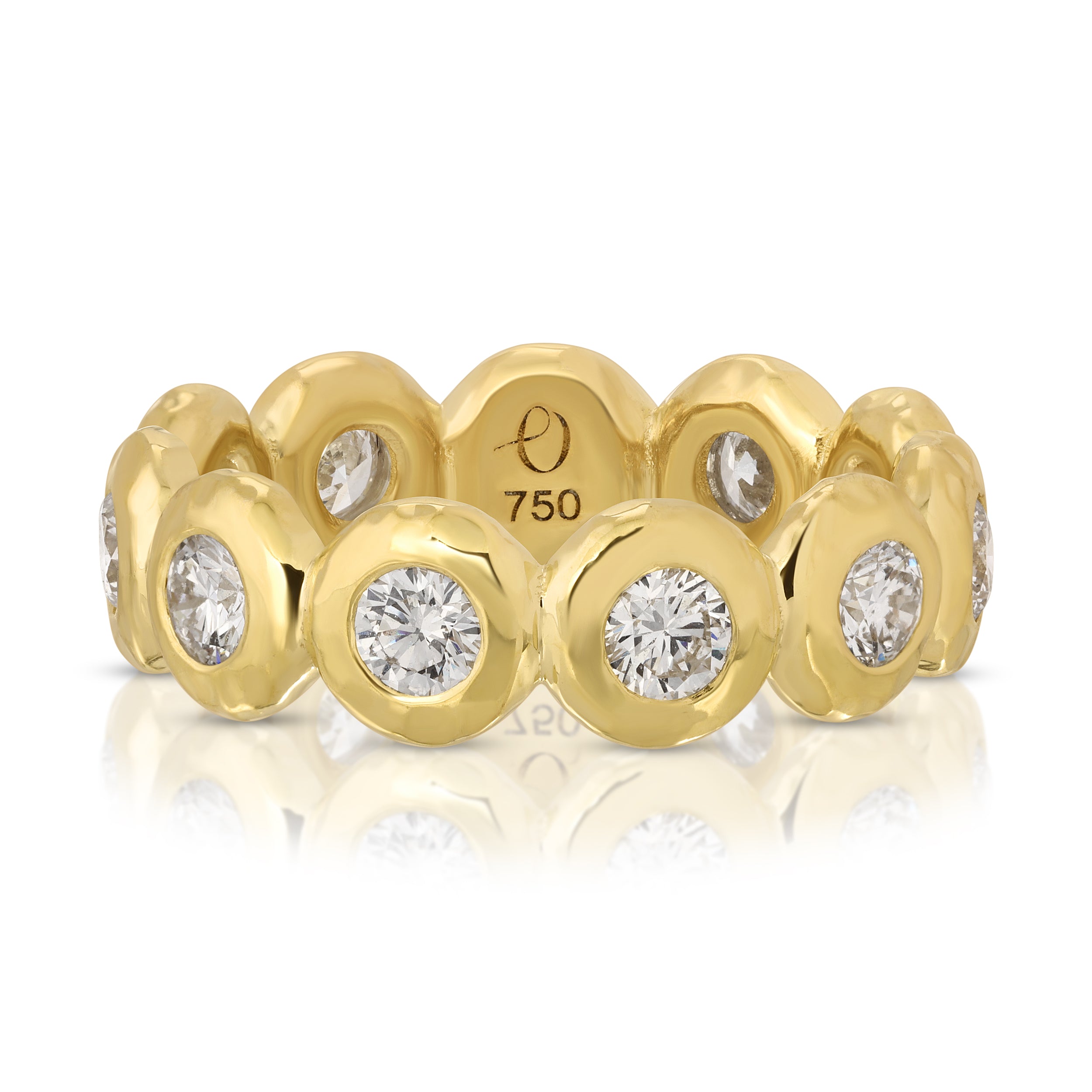 Large Diamond Nesting Gem Eternity Ring – Octavia Elizabeth