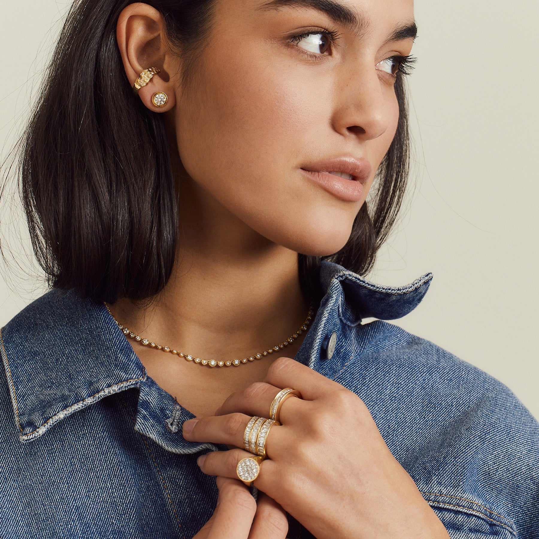 The Octavia Signet Ring - Diamond – Octavia Elizabeth